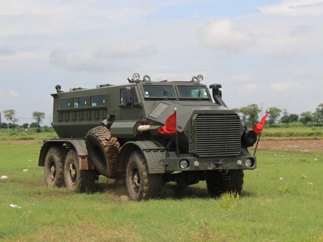 Mahindra's Mine Protected Vehicle : Blast proof Bulk!