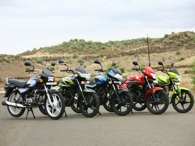 100cc - 110cc Commuter Bike Shootout: In Pictures!