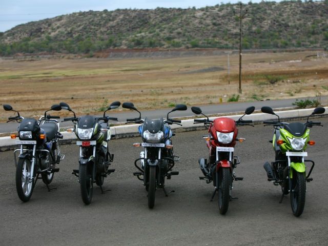 100cc - 110cc Commuter Bike Shootout: In Pictures!