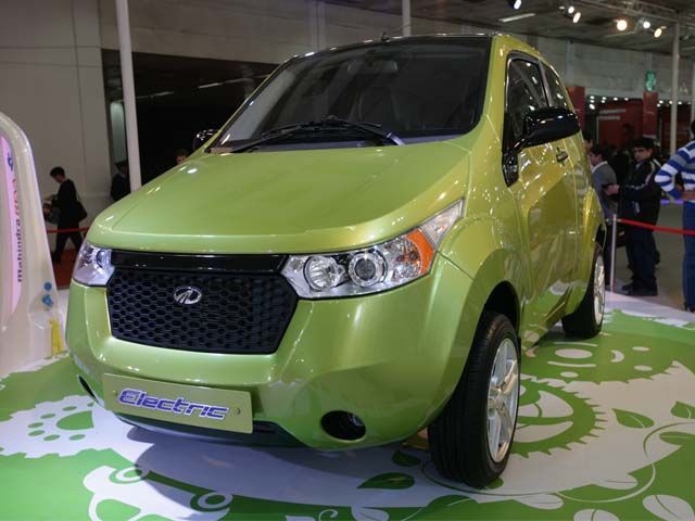 Mahindra Reva at the Delhi Auto Expo 2012 : In pictures