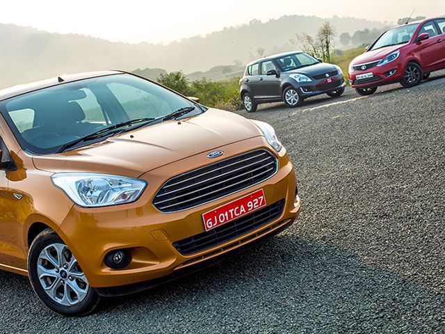 2015 Ford Figo vs Maruti Suzuki Swift vs Tata Bolt: Exterior Comparison ...