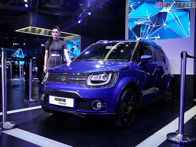 2016 Auto Expo: Maruti Suzuki Ignis Photo Gallery