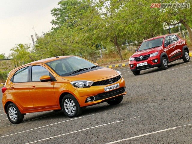 Renault Kwid vs Tata Tiago: Comparison Review: Photo Gallery