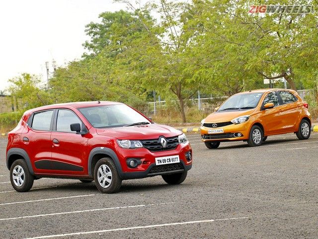 Renault Kwid vs Tata Tiago: Comparison Review: Photo Gallery