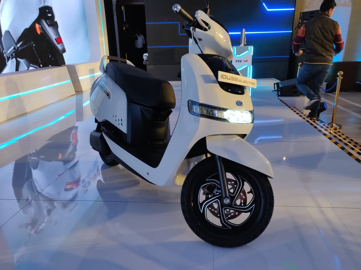 TVS iQube Electric Scooter: Image Gallery