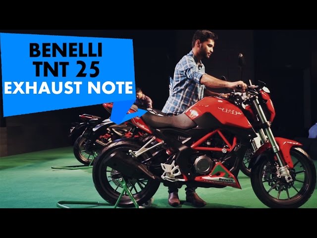 Benelli TNT 25 Stock Exhaust Note : PowerDrift