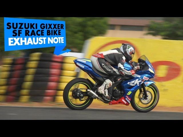 Suzuki Gixxer SF Race Bike Exhaust Note : PowerDrift