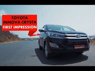 New Toyota Innova Crysta : First Impressions : PowerDrift @ ZigWheels
