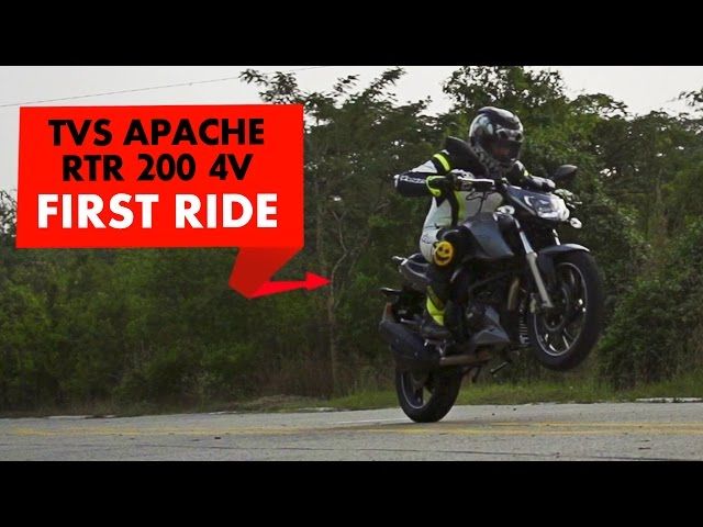 New TVS Apache RTR 200 4V : First Impressions : PowerDrift
