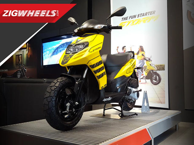 Aprilia Storm 125 Launch Walkaround & Price in India, Features and more