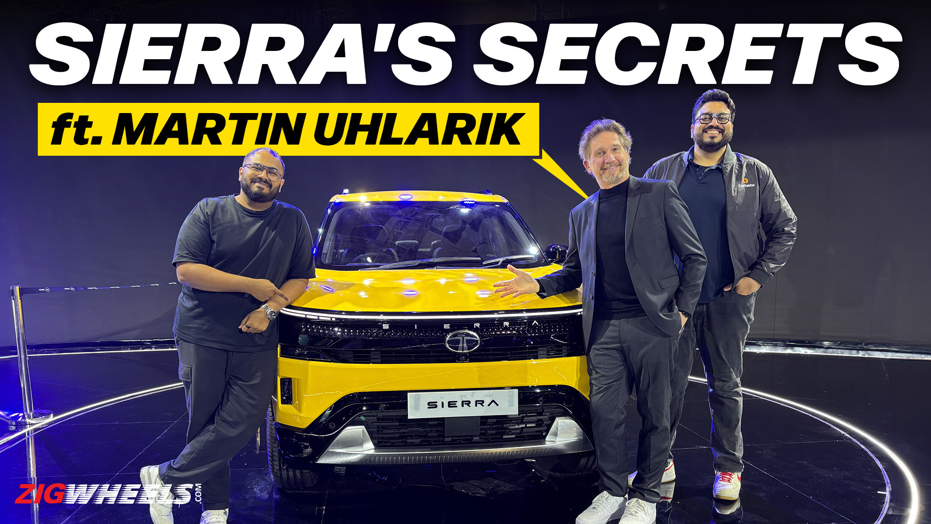 Tata Sierra ICE Detailed With Martin Uhlarik! | Head Of Global Design ...